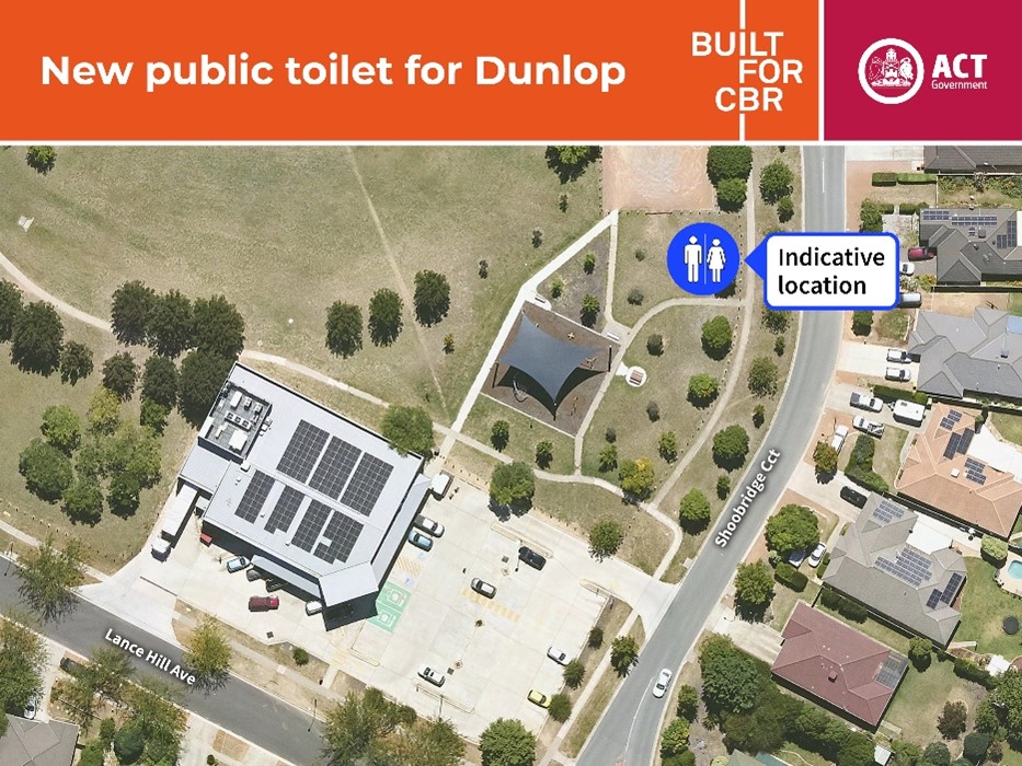 Dunlop playground toilet - City Services